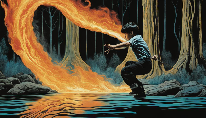 Flames of Destiny: Uncovering the Tale of the Boy Fire Bender